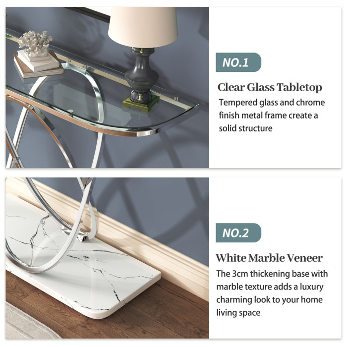 Willa Arlo Interiors Germania 43.3" Console Table & Reviews | Wayfair