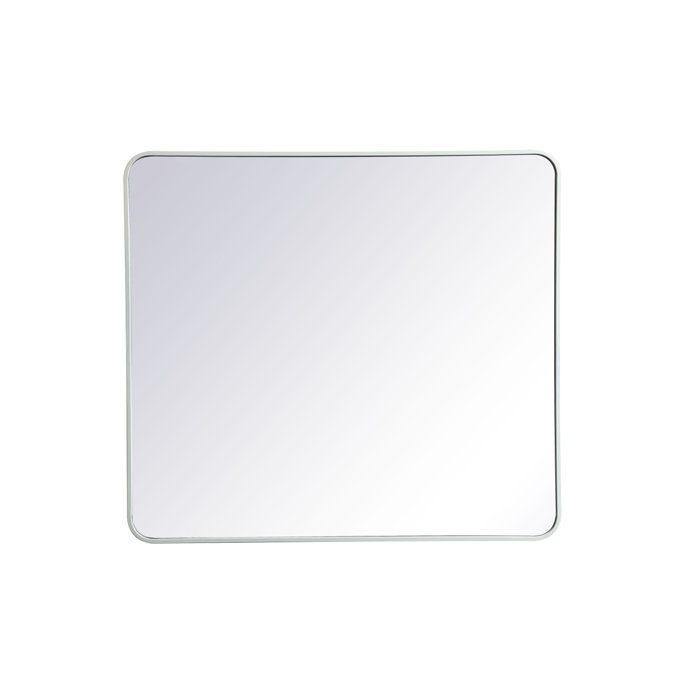 RE/FINE™ Sabine Metal Rounded Rectangle Wall Mirror & Reviews | Wayfair