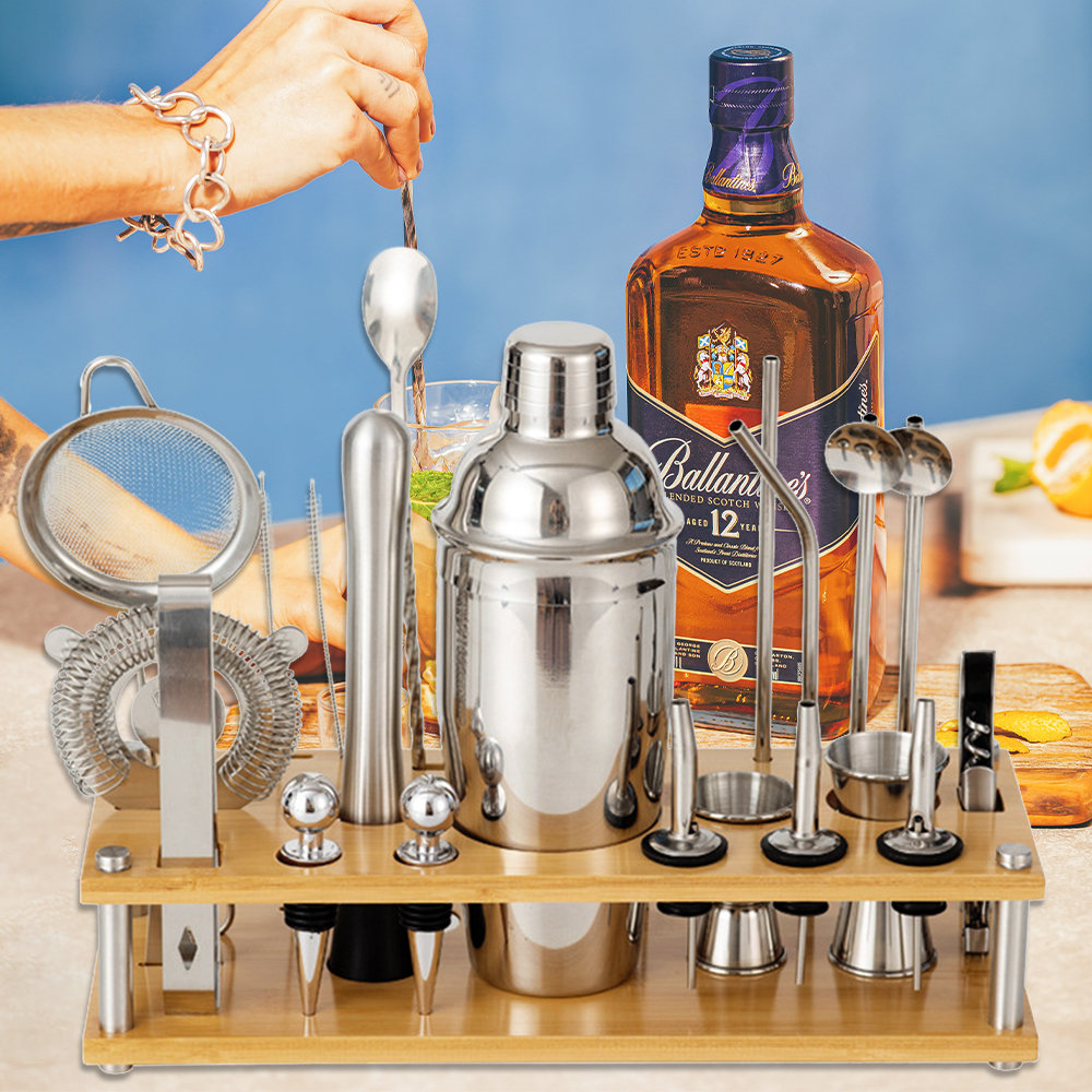 Prep & Savour Demyia Stainless Steel Bar Tool Set | Wayfair