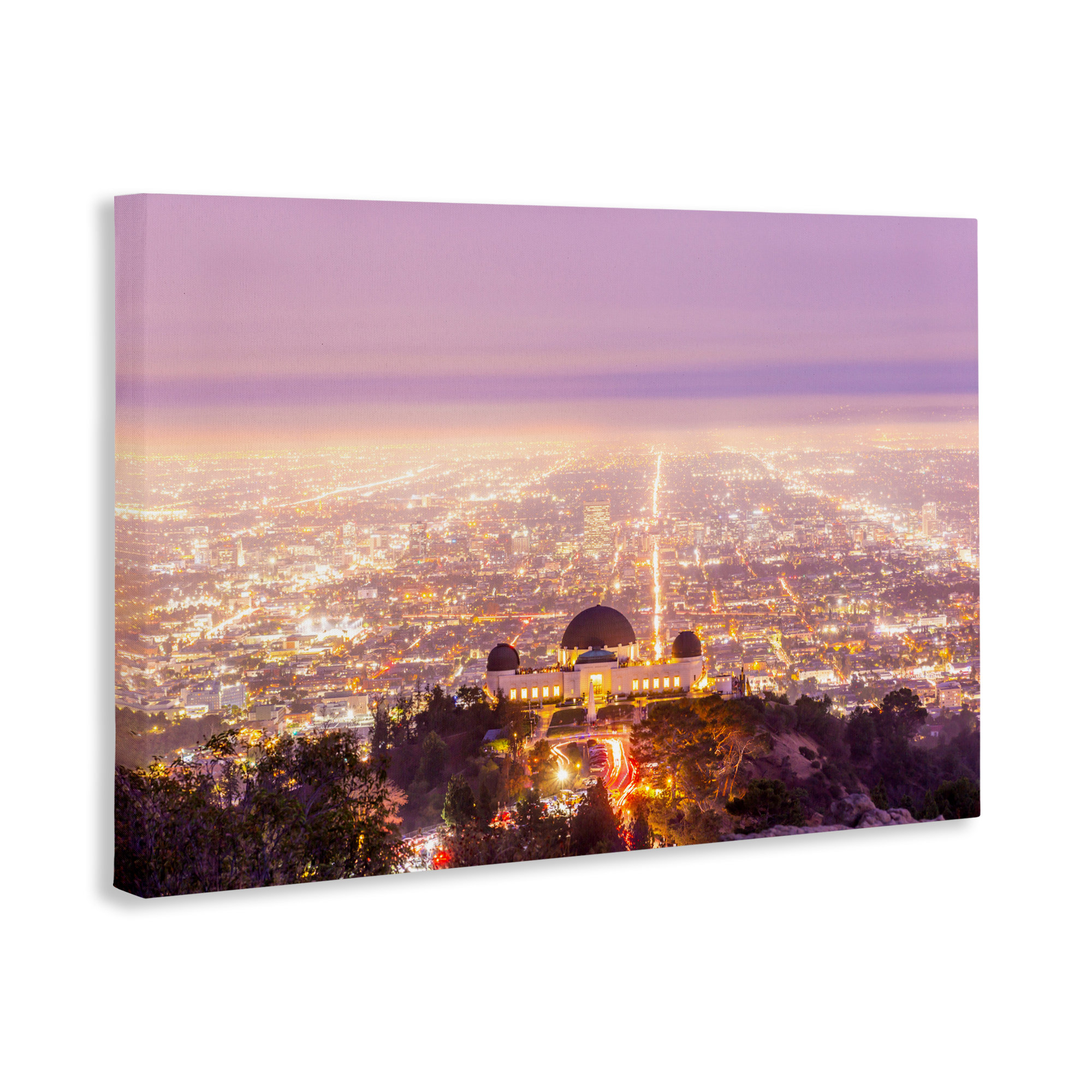 Ebern Designs Griffith Park Scenic Overview Canvas, design by Jeff Poe ...