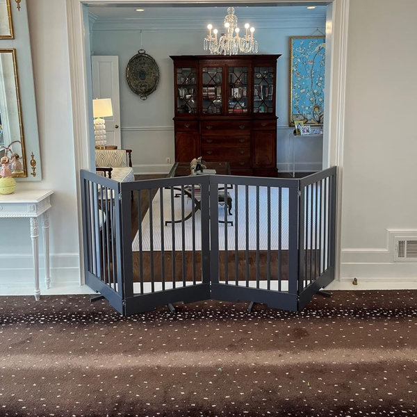 Cardinal Gates 4-Panel Freestanding Pet Gate | Wayfair