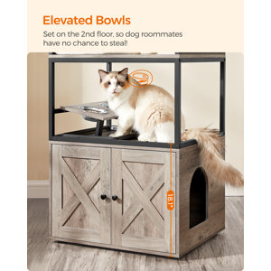 Archie & Oscar™ Kimmel 58" Cat Condo with Litter Box Enclosure and ...