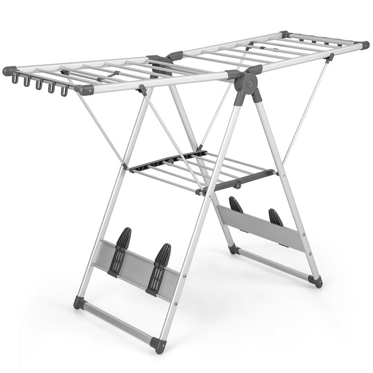 Rebrilliant Aluminum Foldable Gullwing Drying Rack | Wayfair.co.uk