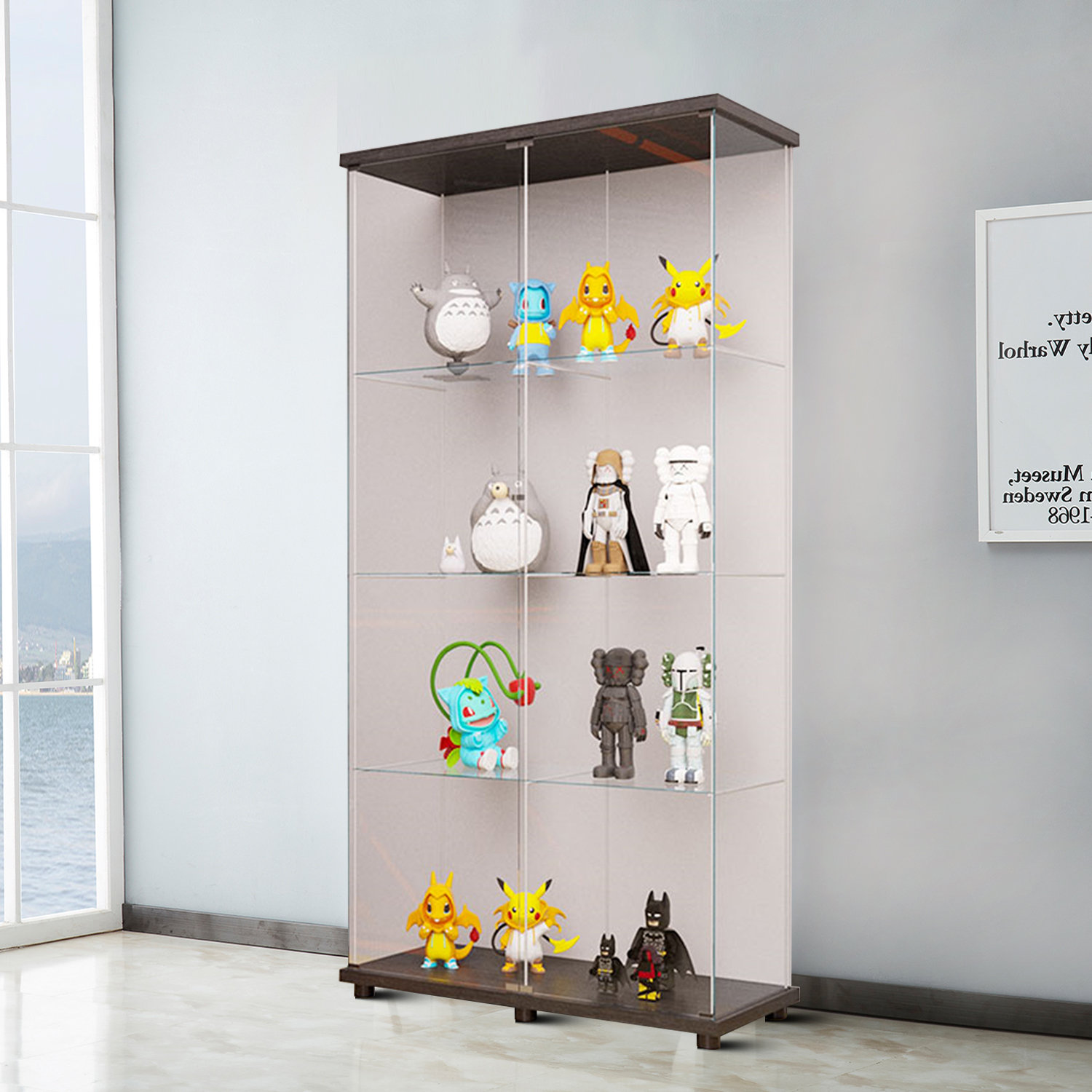 Latitude Run® Mariangela Minimalist Curio Cabinet | Wayfair