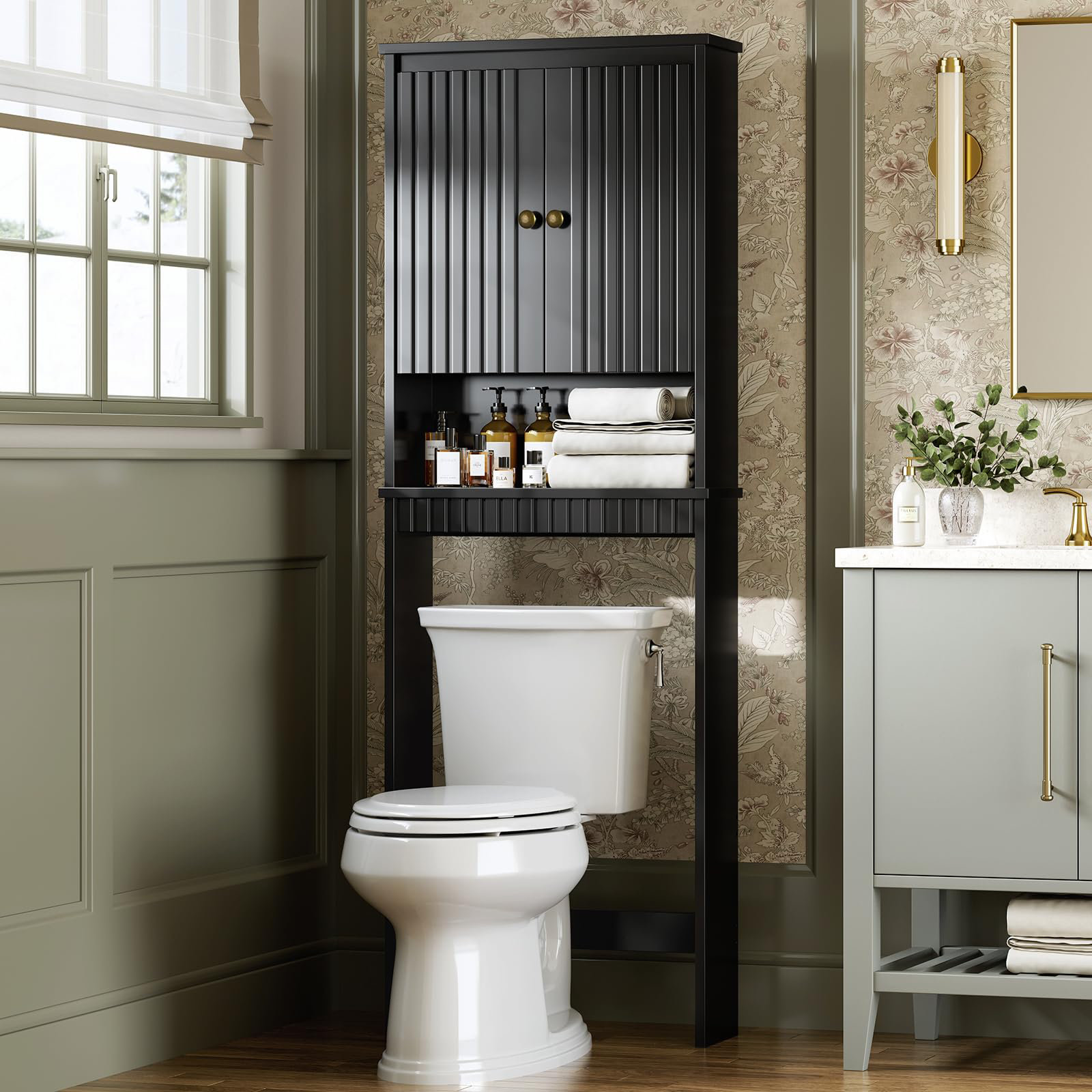 Wildon Home® Over The Toilet Storage Cabinet, Over The Toilet Storage ...