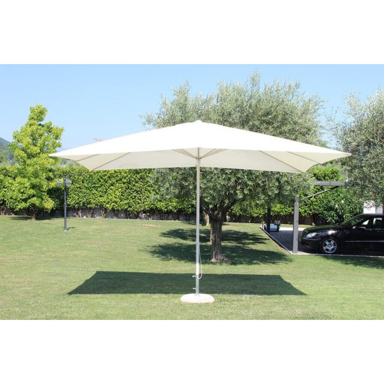 Dakota Fields Anngelica 3m x 4m Rectangular Traditional Parasol ...
