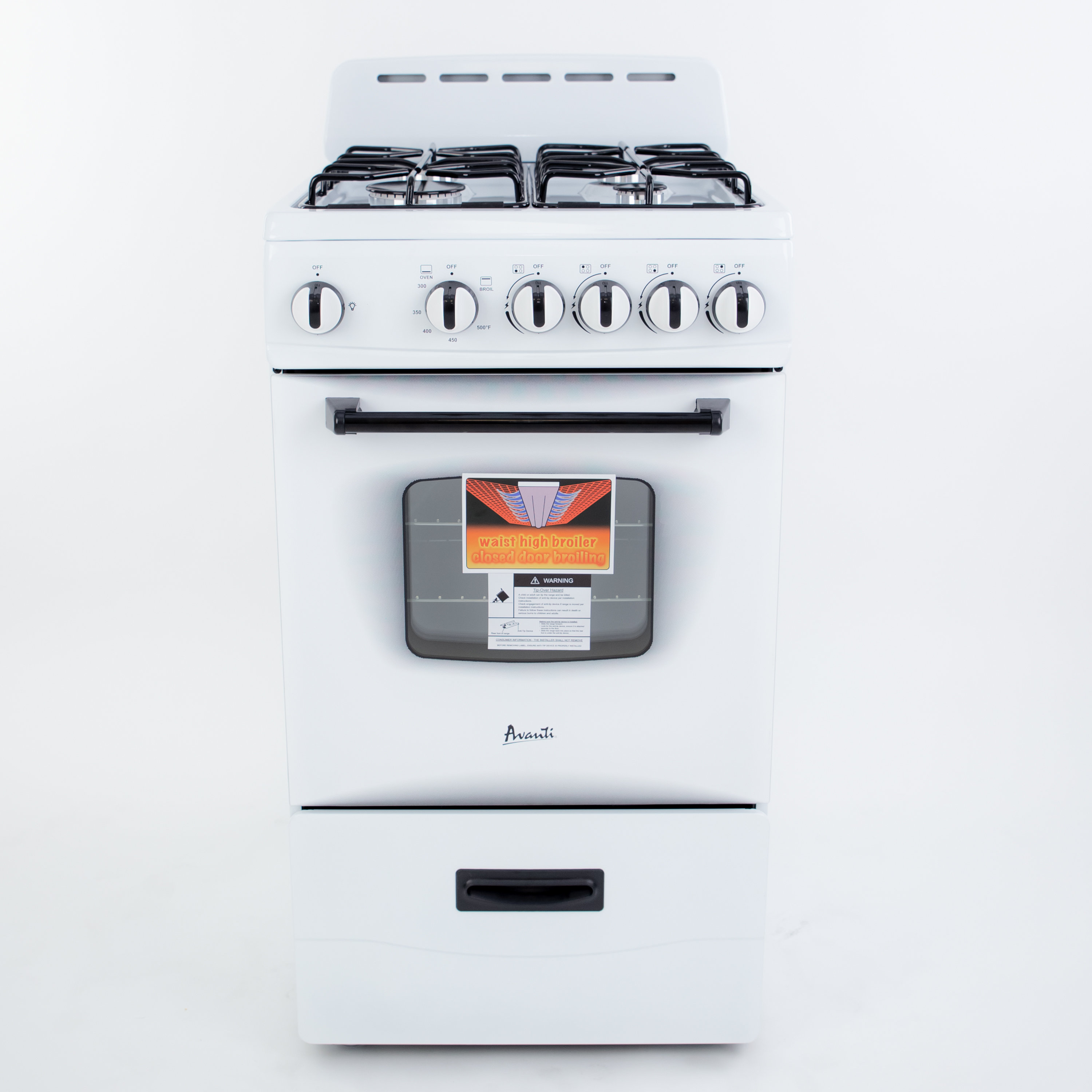 Avanti 20" Compact Gas Range Oven & Reviews | Wayfair