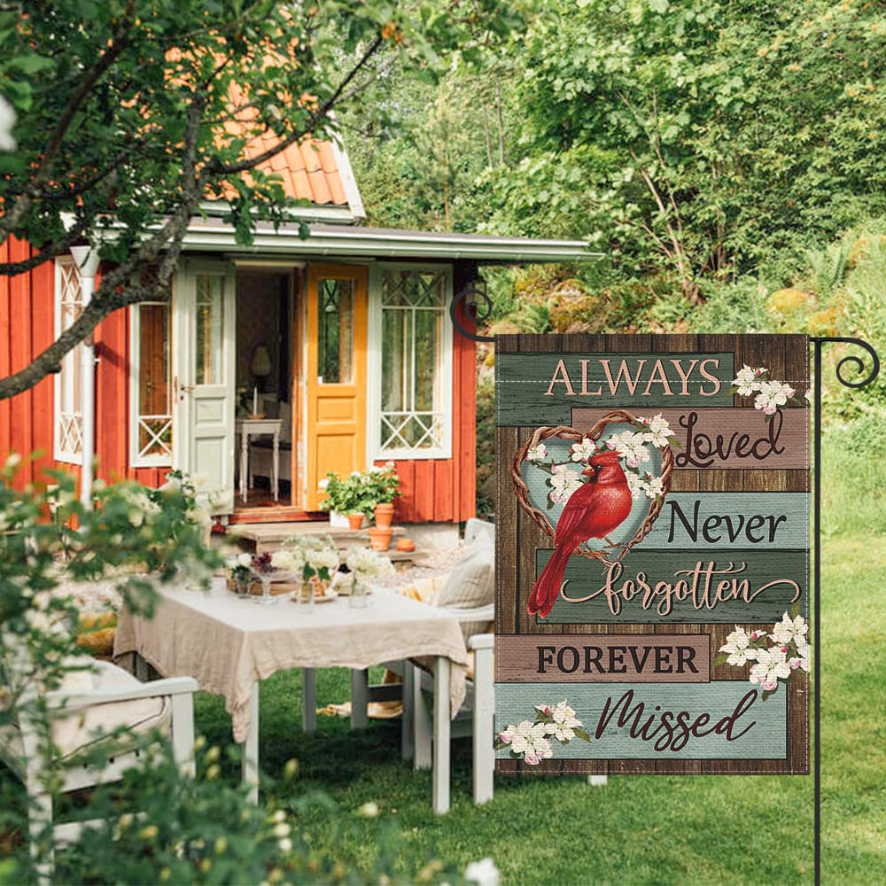 Ophelia & Co. Cardinal Memorial Garden Flag 12X18 Inch Double Sided ...