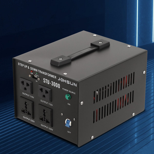 JOYDING 3000W Step Up/Down Power Converter Transformer 110V to 220V USB ...