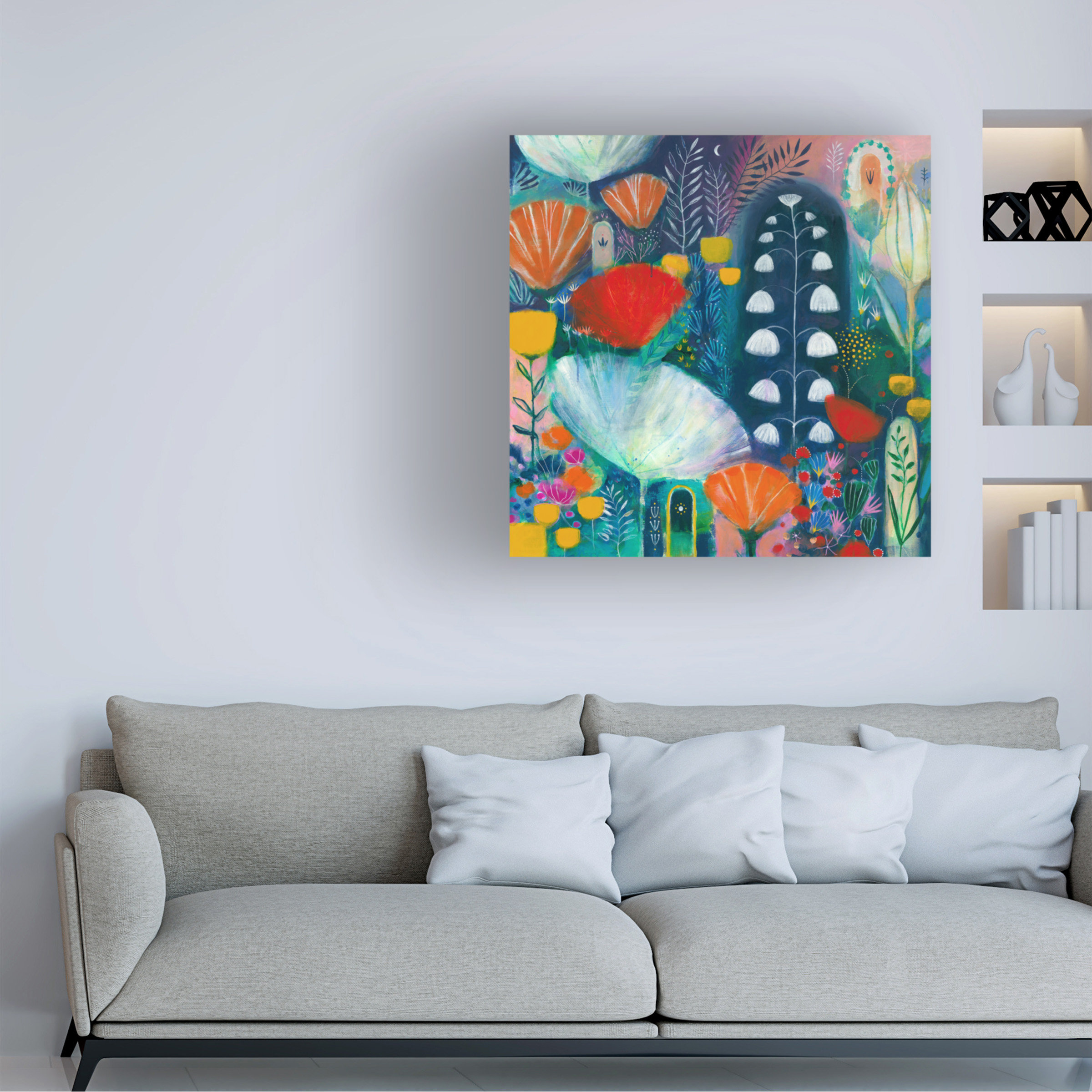 Winston Porter Nuit Blanche by Corina Capri - Wrapped Canvas Painting ...