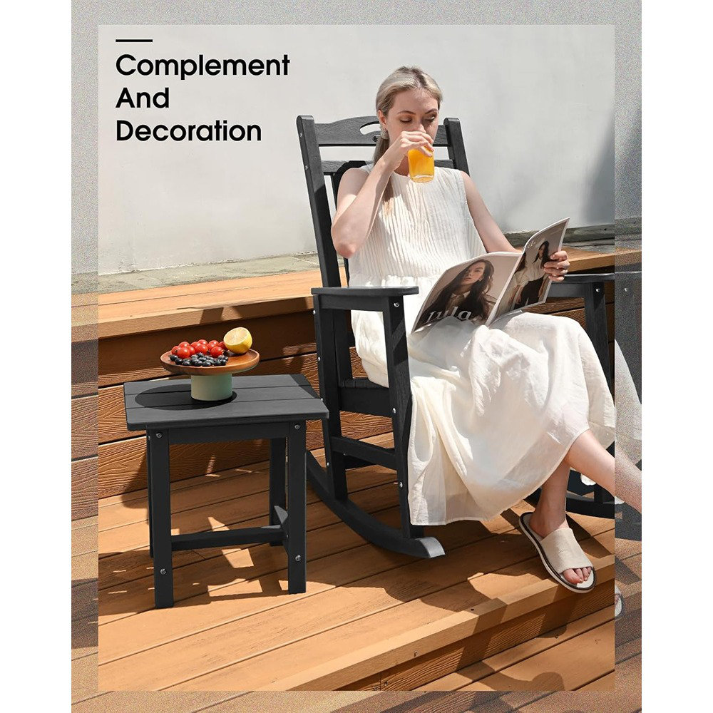 Winston Porter Outdoor Side Table –HDPE Adirondack Side Tables,Sturdy ...