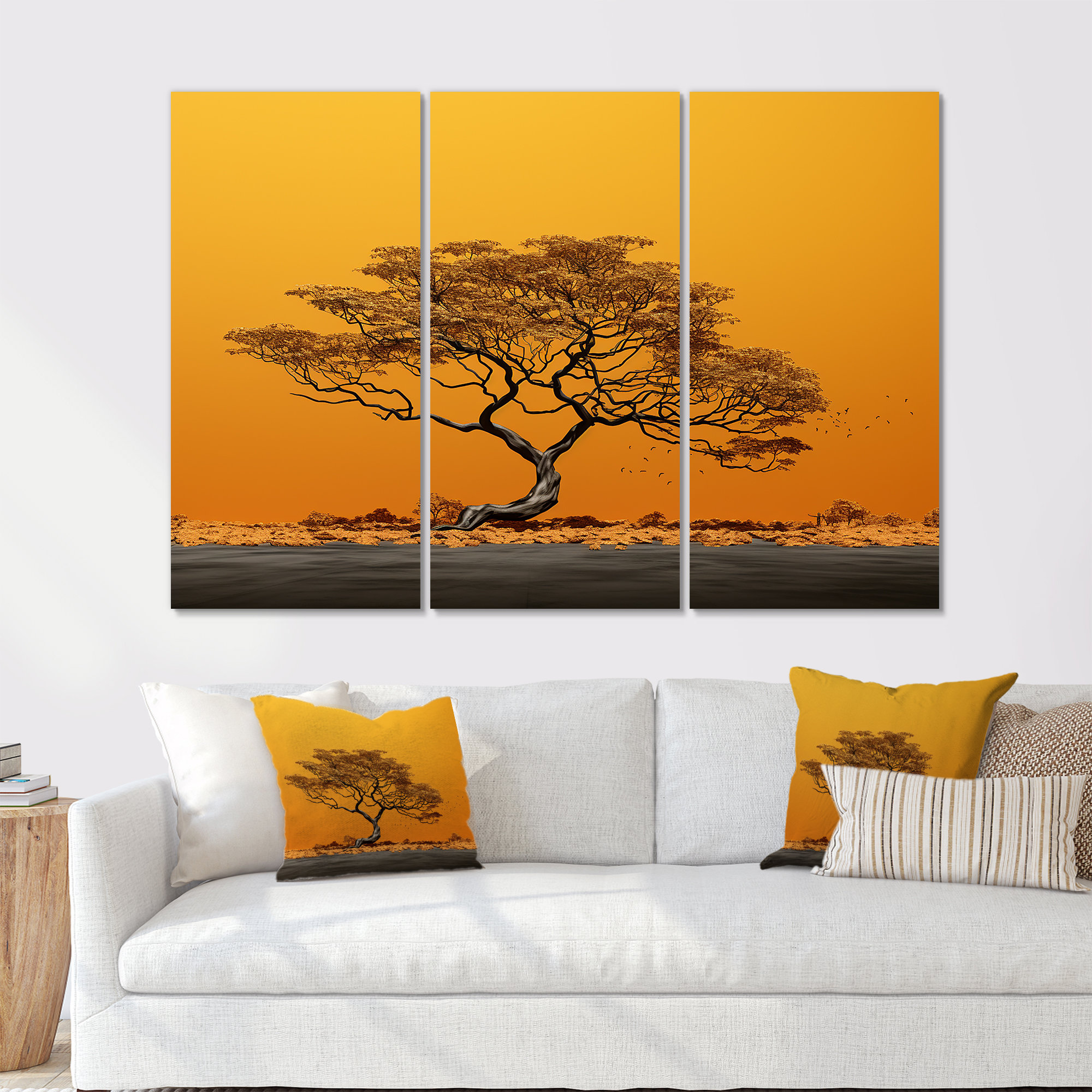 Latitude Run® African Tree Arbor II - Tree African Wall Art Print Set ...