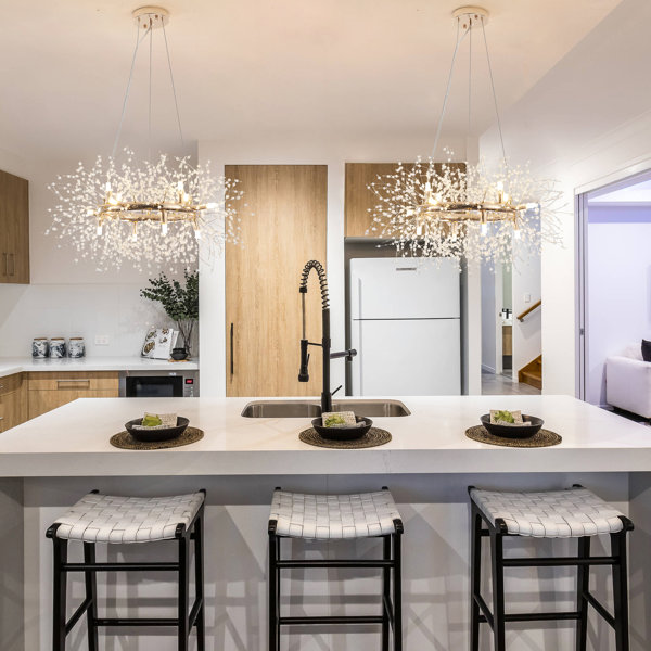 House of Hampton® Hawraa 12 - Light Dimmable Wagon Wheel Firework ...