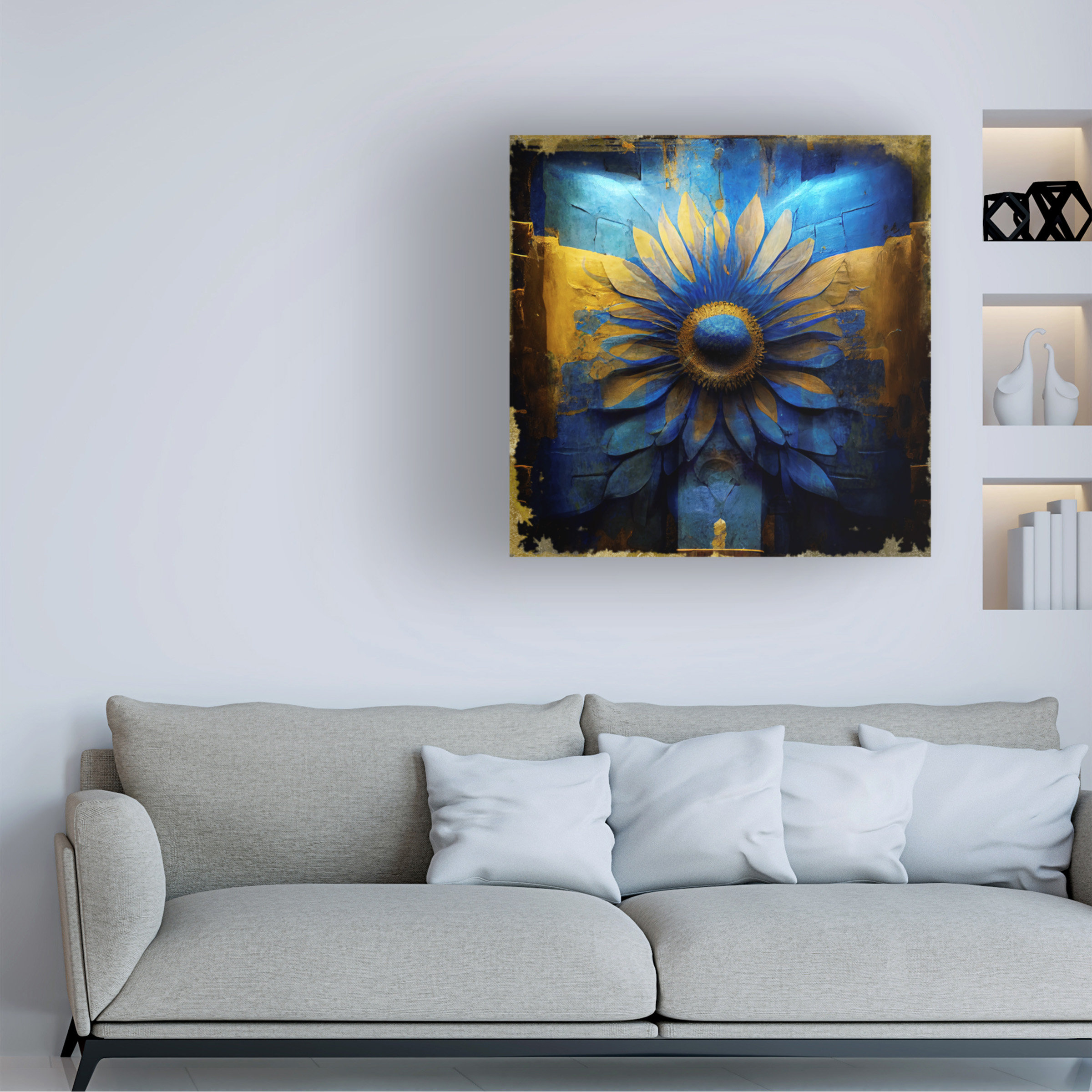 August Grove® Sasha Sun God I Canvas Art | Wayfair