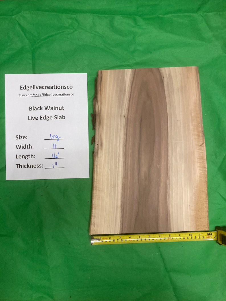 Stumps Custom Wood Black Walnut Live Edge Slabs Craft Single Piece Wood ...
