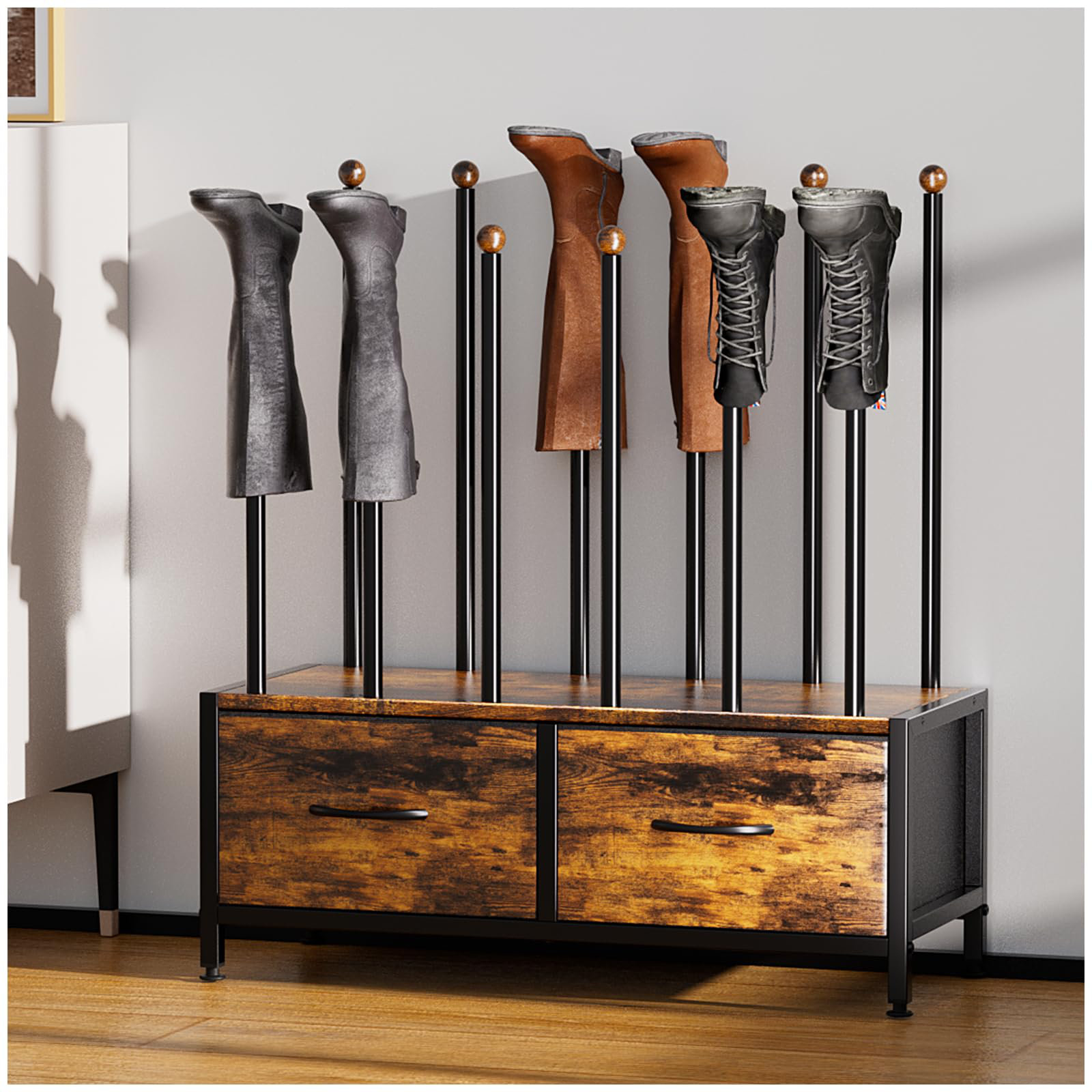 17 Stories Boot Rack, Boot Rack Organizer Tall Boots, Boot Organizer ...