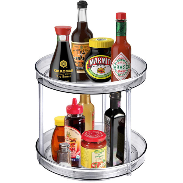 Rebrilliant Plastic Lazy Susan Organizer | Wayfair