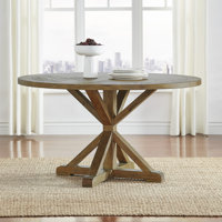 Wood Round Dining Tables You'll Love | Wayfair