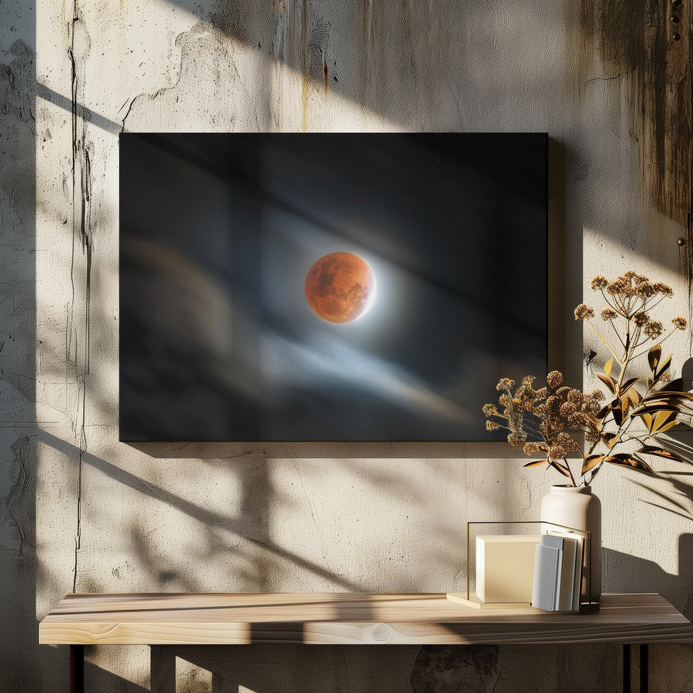 Ivy Bronx super blood lunar eclipse Canvas Print | Wayfair.co.uk