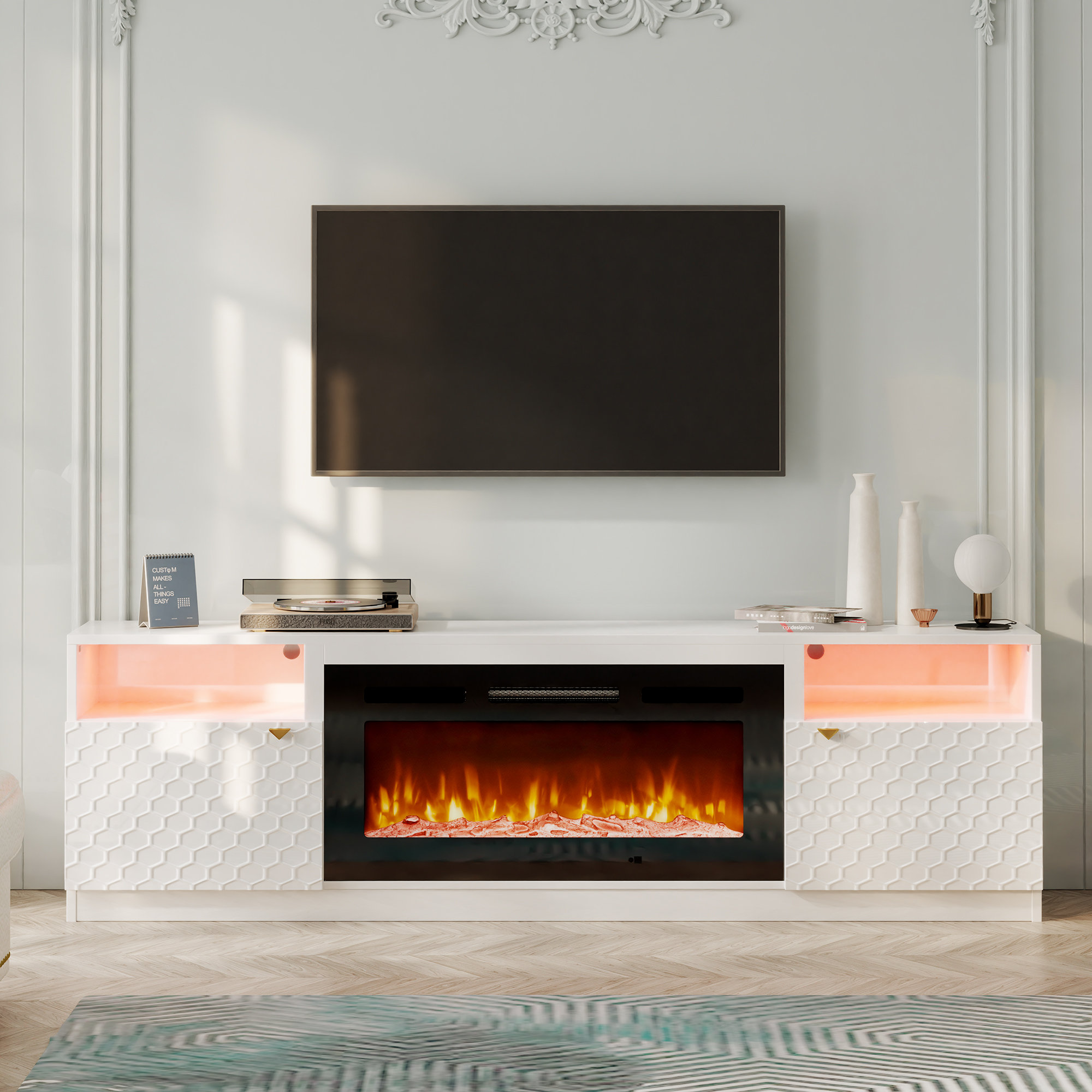 Brayden Studio Christain 70.08'' Media Console for TVs up to 80" with ...