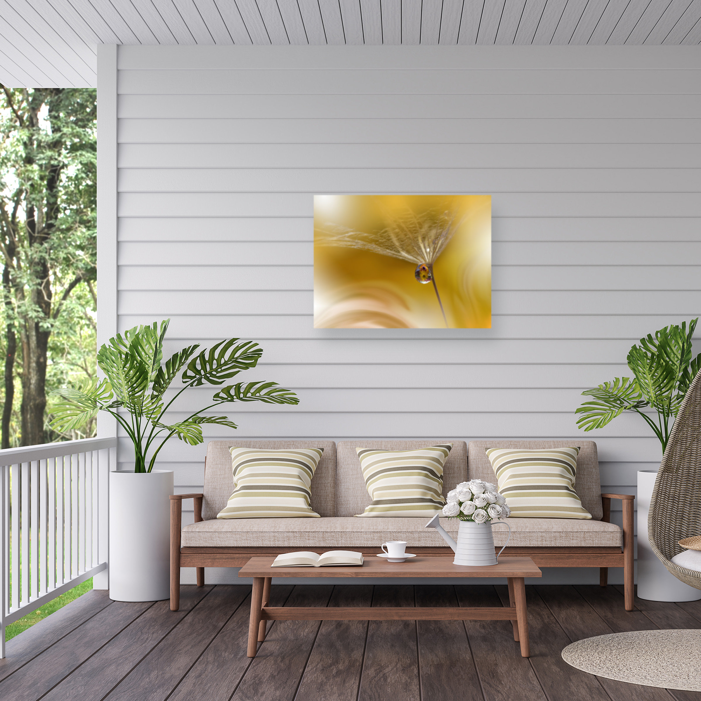 Ebern Designs Juliana Nan Sunbeam II Outdoor Canvas | Wayfair