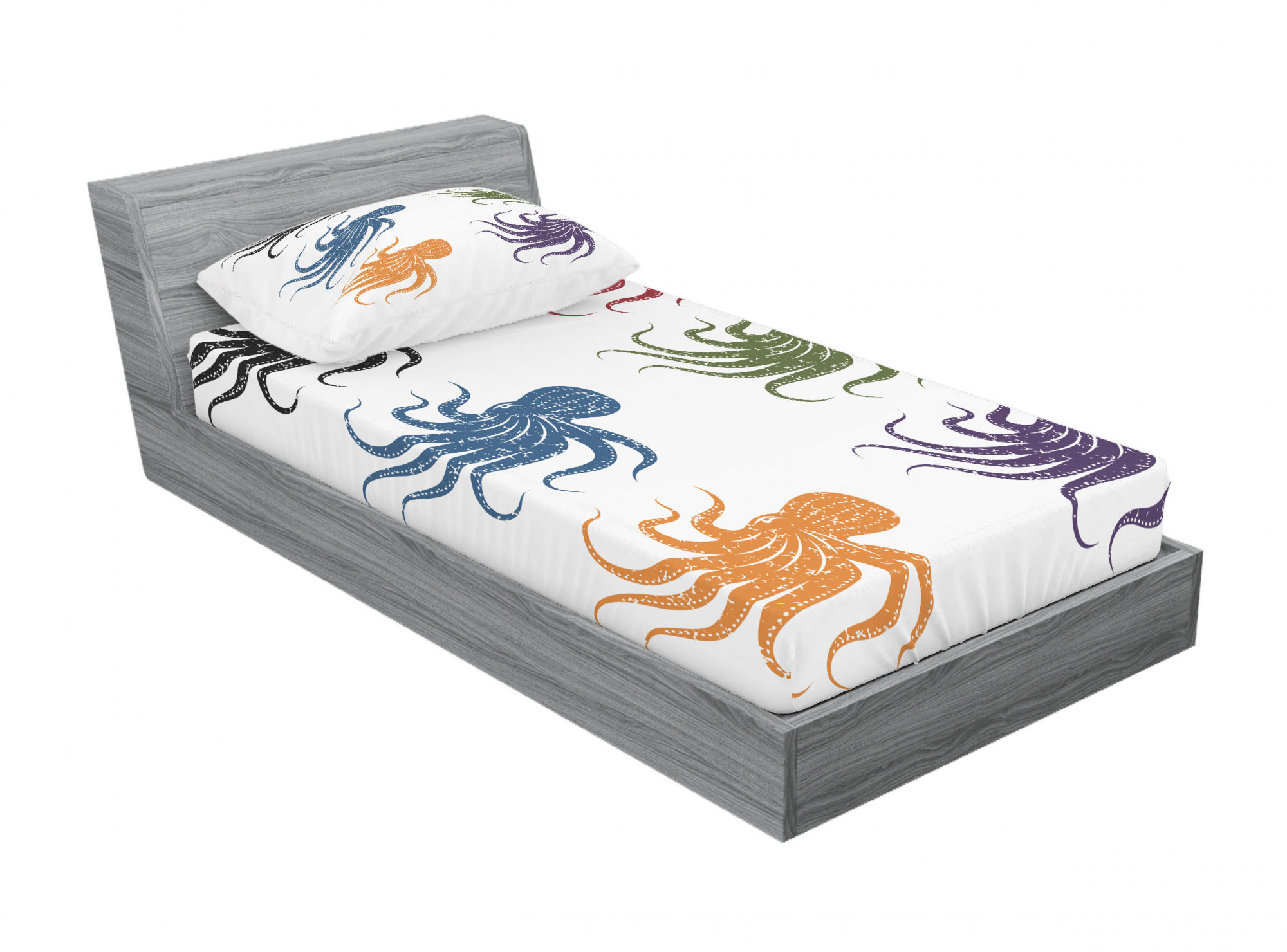 Ambesonne Octopus Sheet Set | Wayfair