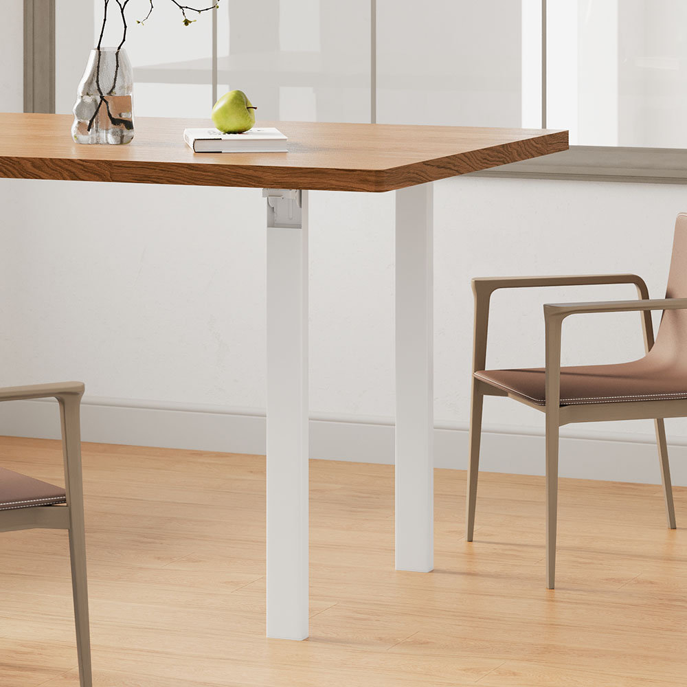 Symple Stuff Set of 2 Folding Metal Table Legs 73cm Height | Wayfair.co.uk
