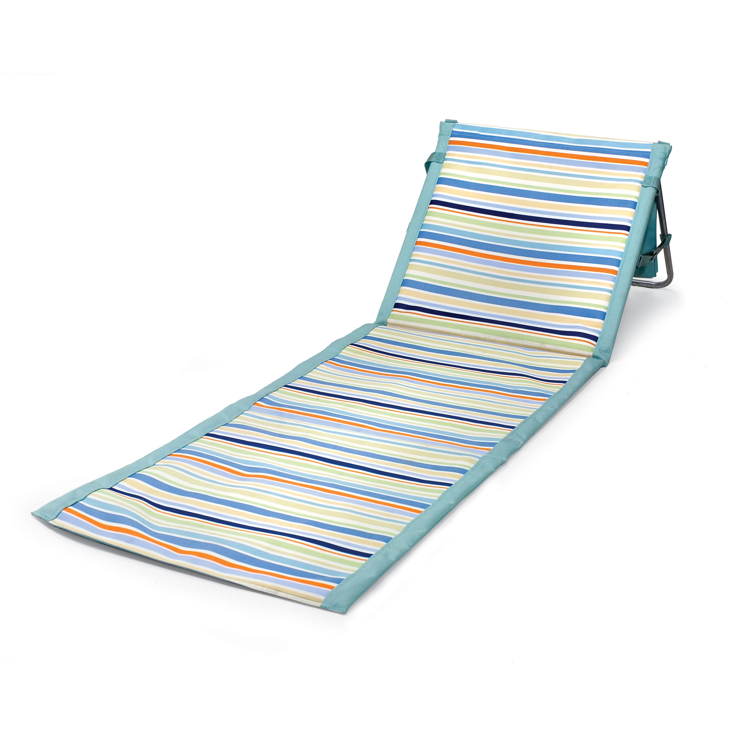 Arlmont & Co. Beachcomber Portable Beach Mat - Soft Beach Lounger ...