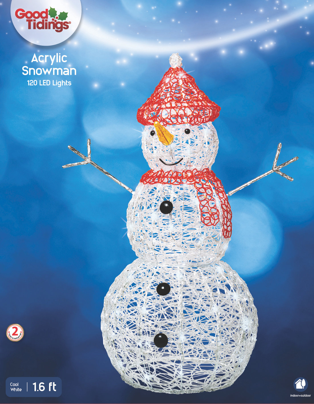 Illumax Acrylic Snowman Twinkle Effect Lighted Display - Wayfair Canada