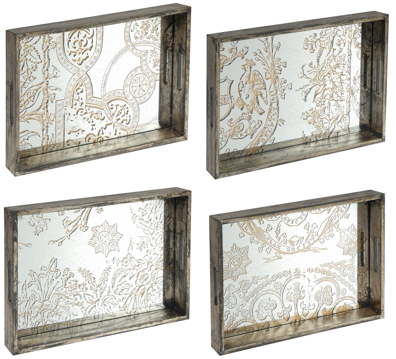 One Allium Way® Serving Tray Set | Wayfair