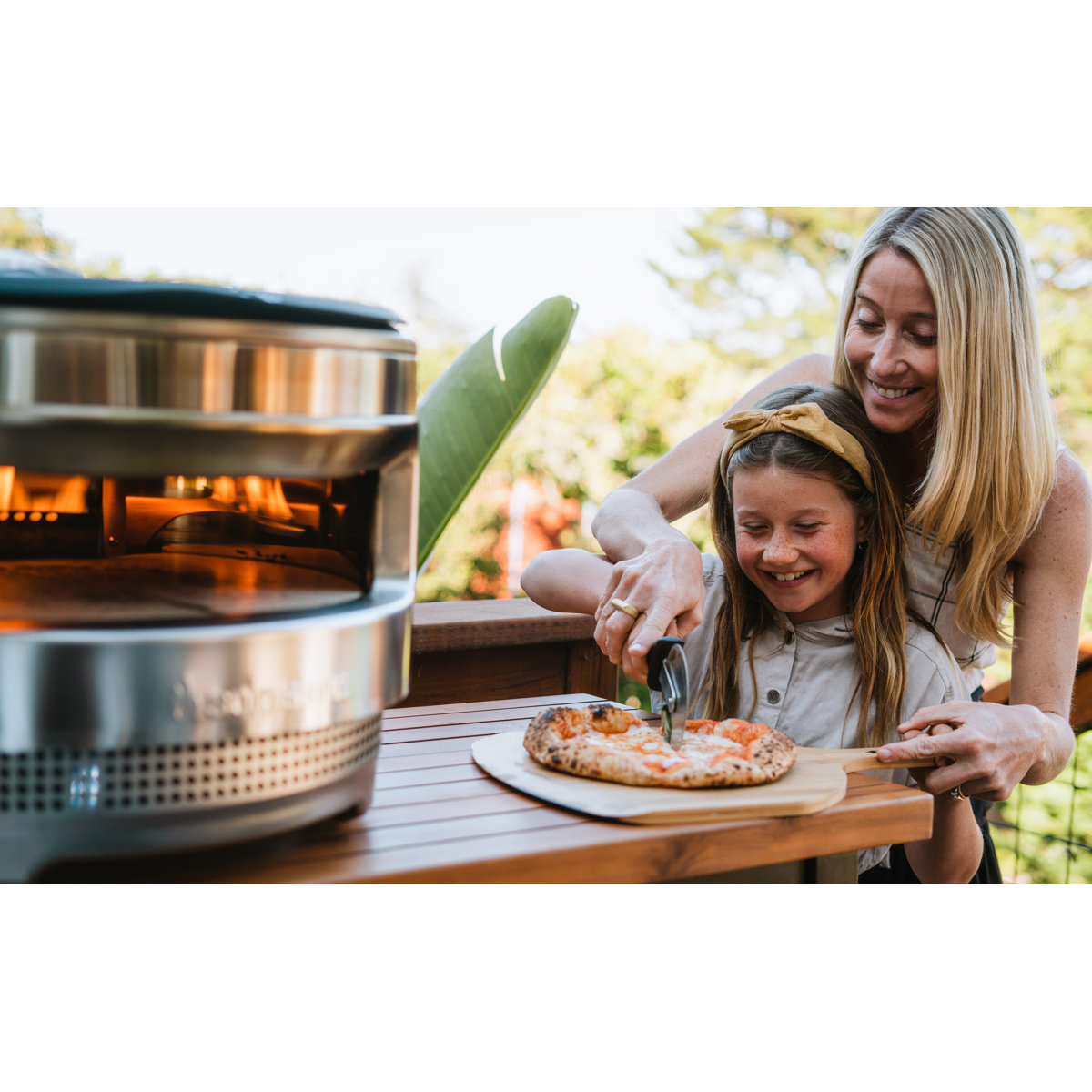 Solo Stove Stainless Steel Freestanding Pizza Oven in Silver & Reviews ...