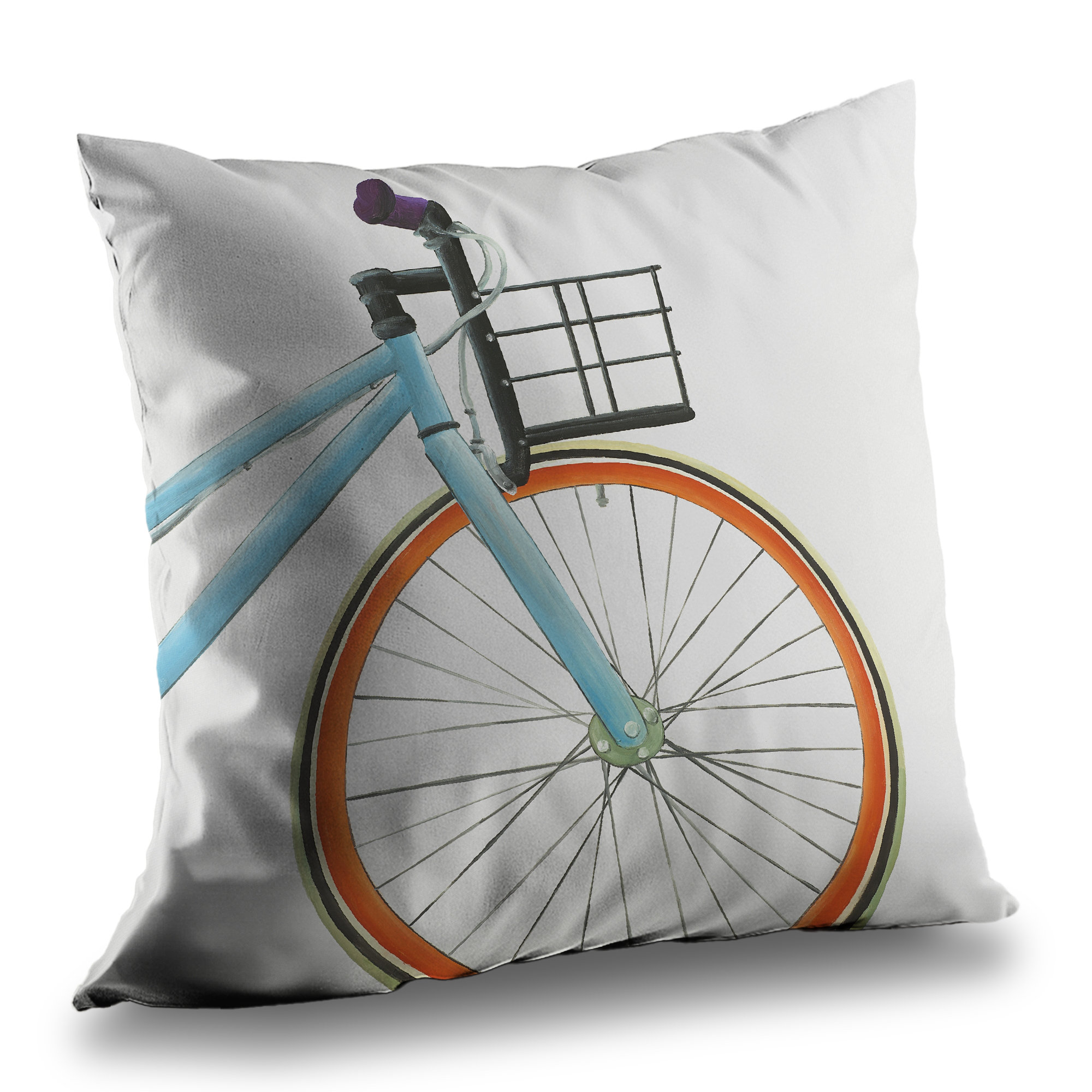 Begin Edition International Inc. Orange and Blue Bike - Poly Twill ...