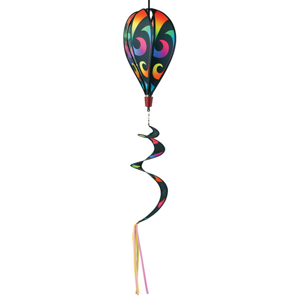 In The Breeze Aurora 6-Panel Hot Air Balloon Spinner | Wayfair
