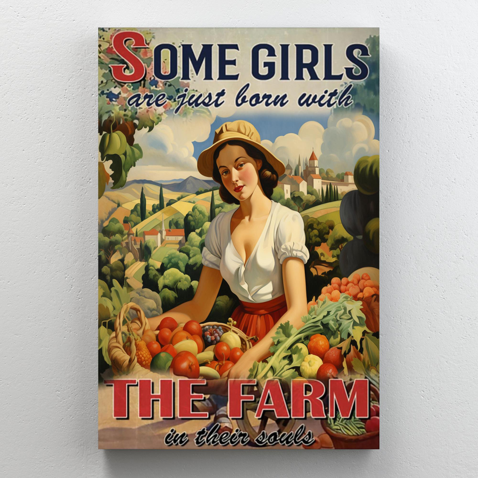 Trinx Imanie Some Girls Are Just Born With The Farm - 1 Piece Rectangle ...