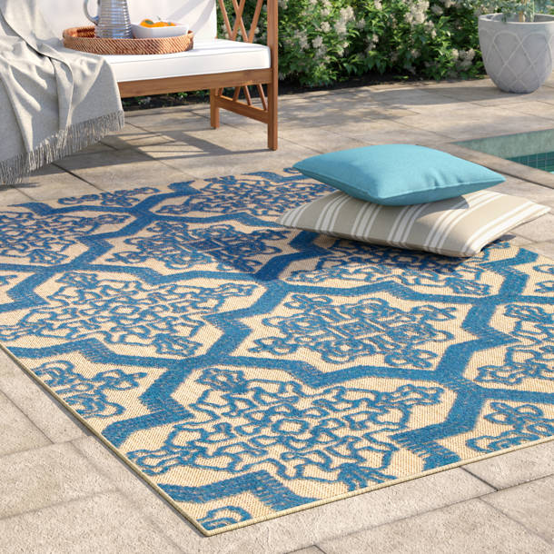 Sol 72 Outdoor™ Laub Machine Woven Indoor/Outdoor Rug & Reviews | Wayfair