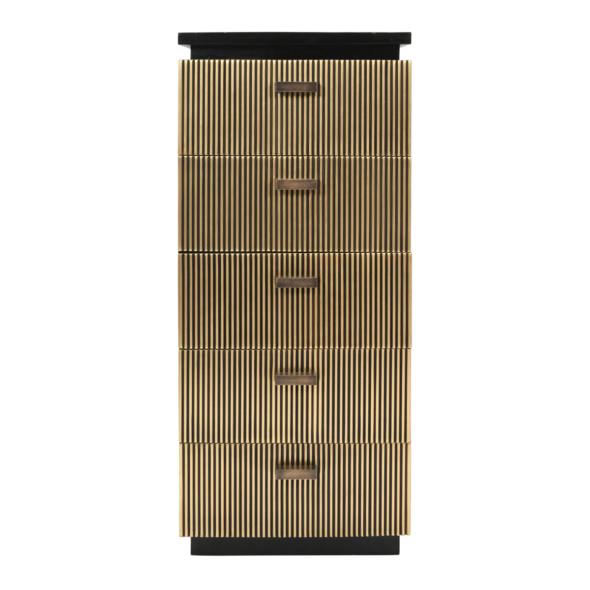 Everly Quinn Modern Style 5-Drawer Chest Made With Mango Wood and ...