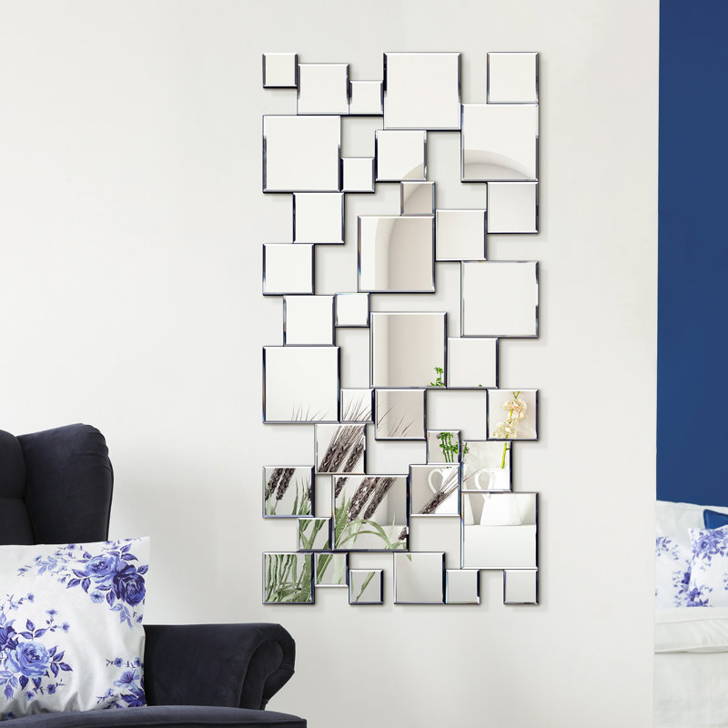 Wrought Studio Amrita Flat Wall Mirror & Reviews | Wayfair