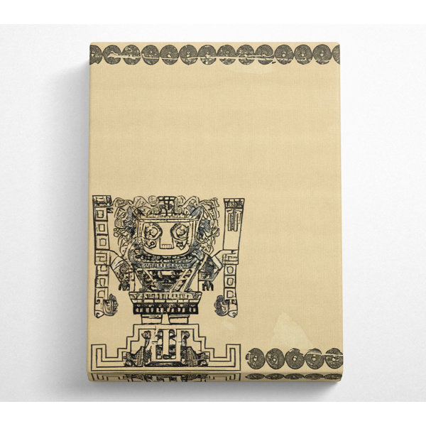 ClassicLiving Mayan Tribal Art - Wrapped Canvas Print | Wayfair.co.uk