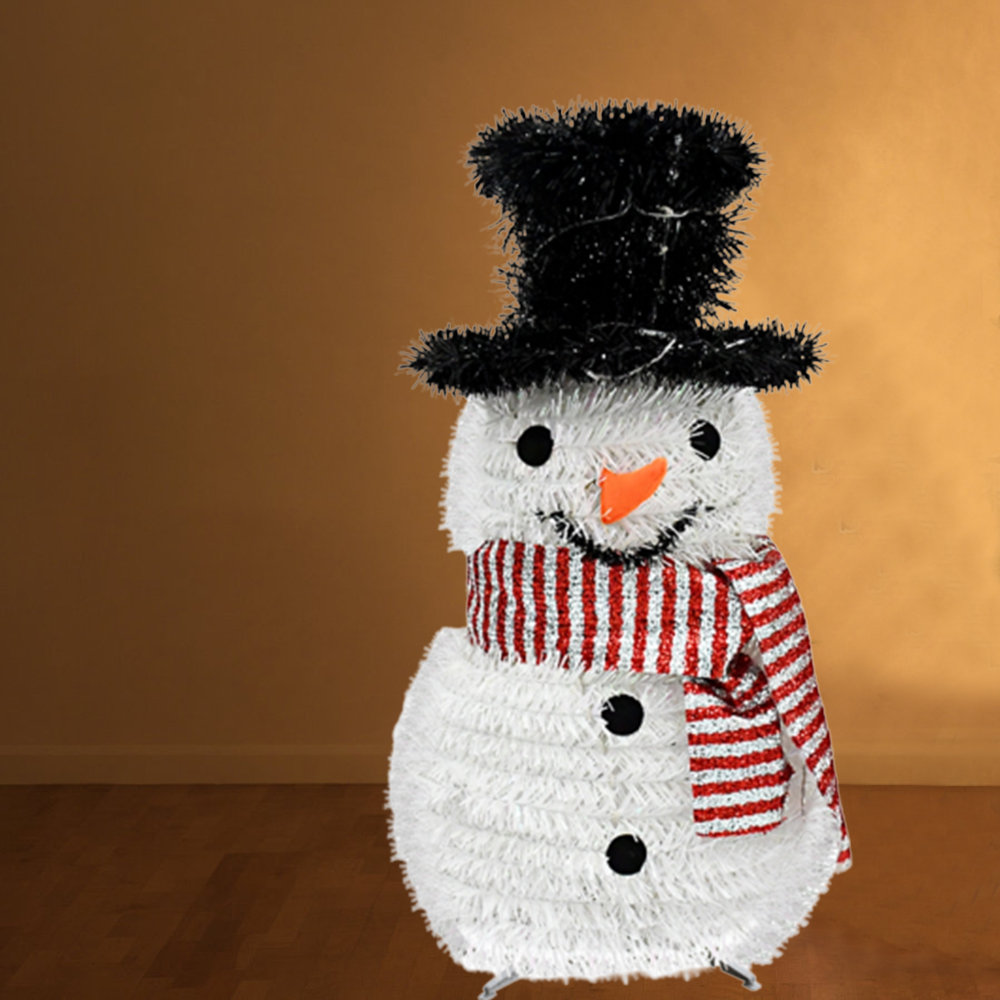 The Holiday Aisle® Decoration Snowman Lighted Display | Wayfair