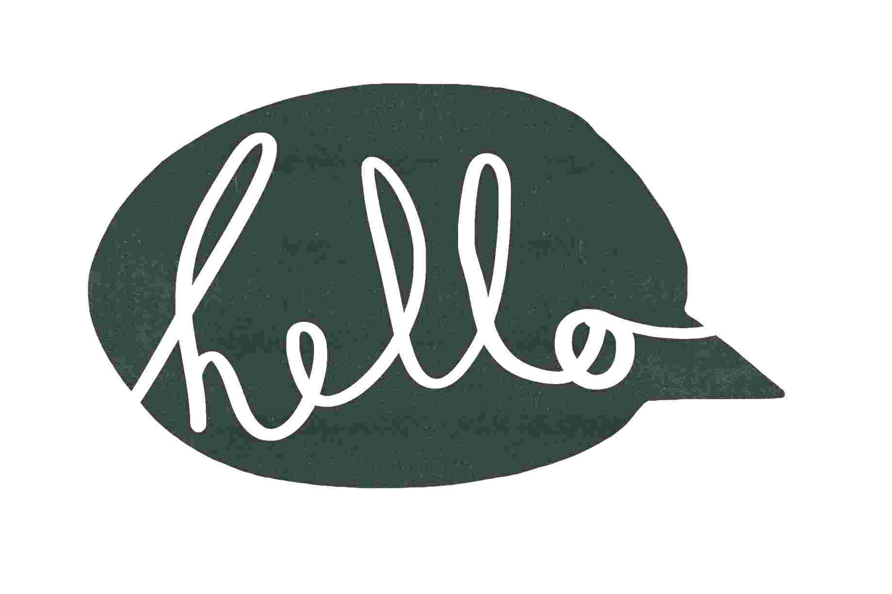 Winston Porter Hello Gray - Wrapped Canvas Textual Art | Wayfair