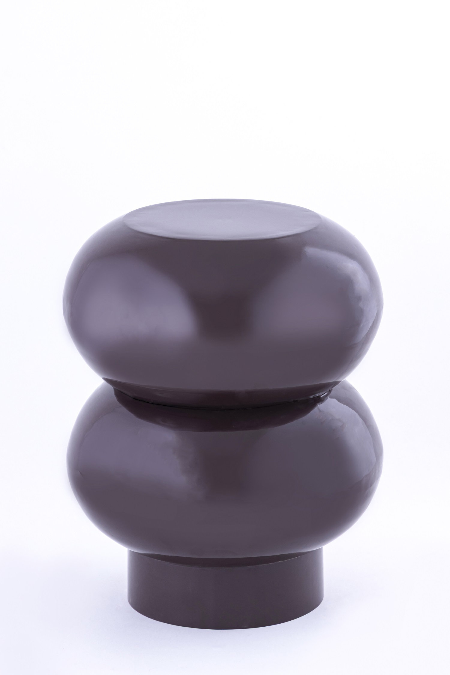 AllModern Round Iron Stool With Base | Wayfair