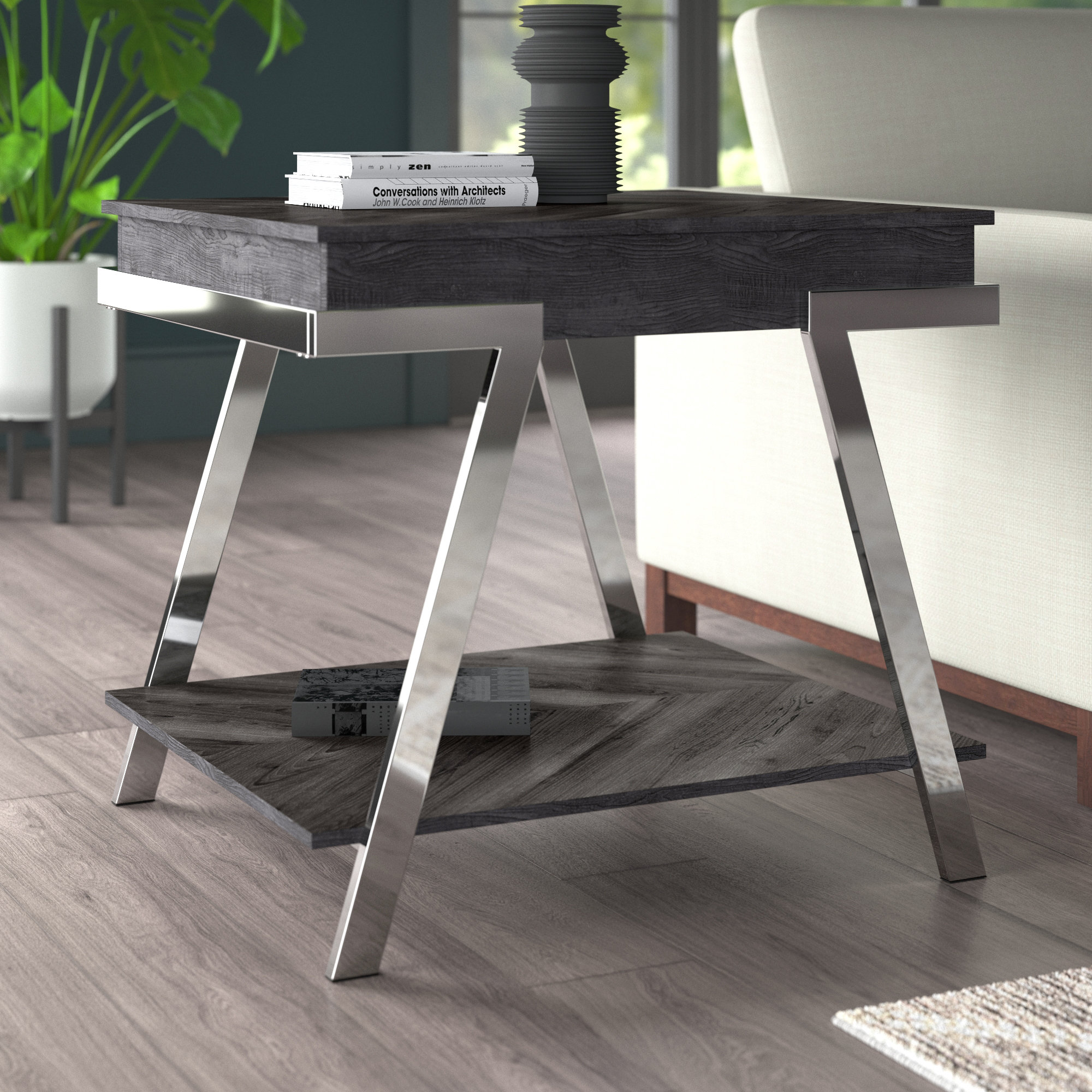 Wade Logan Adcock End Table with Storage & Reviews - Wayfair Canada