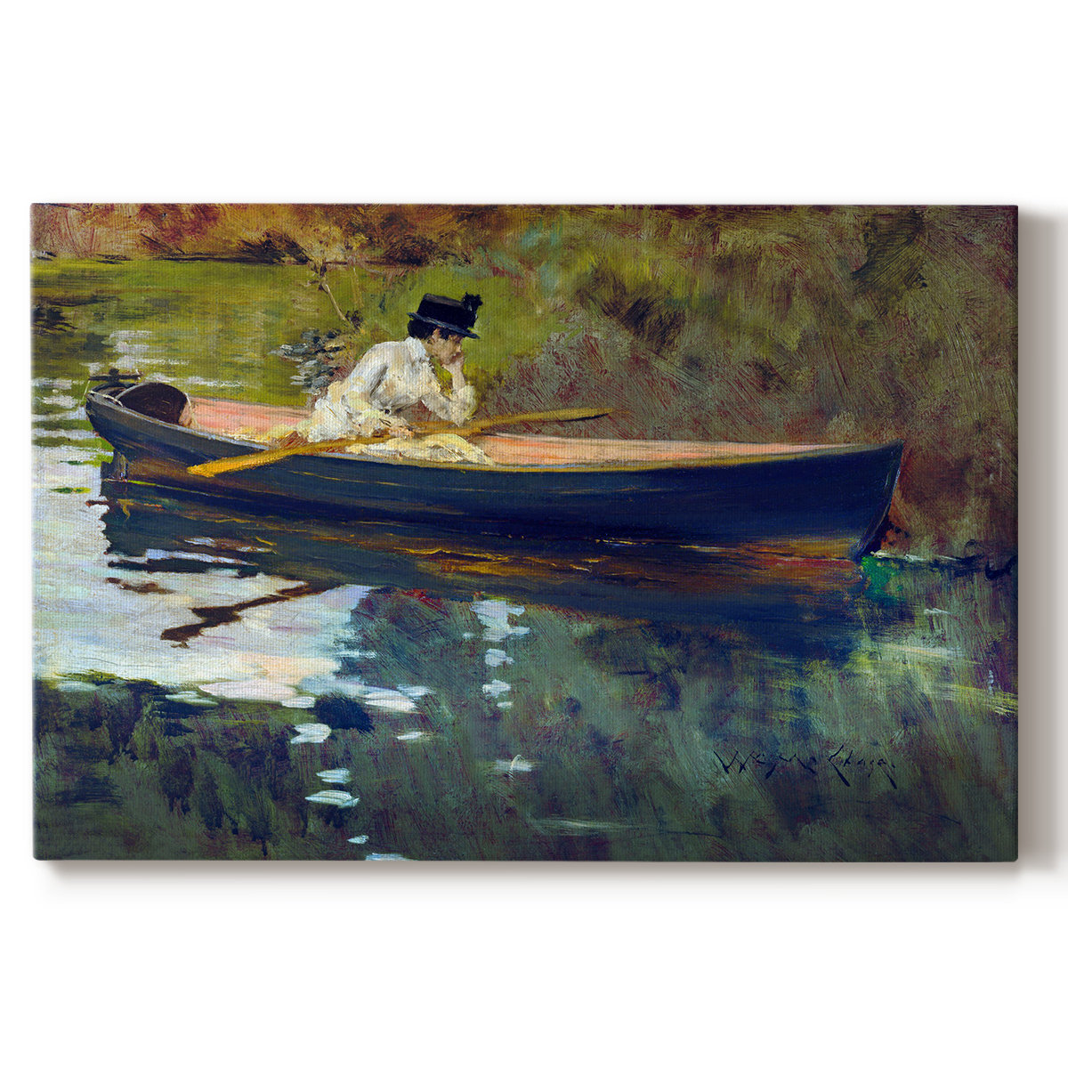 Charlton Home® Alice Gerson in the Park -Gallery Wrapped Cavas | Wayfair