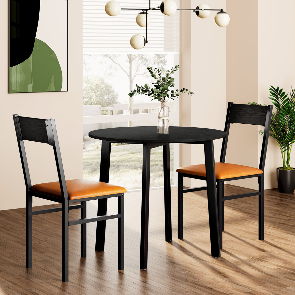 Ebern Designs 2 - Person Dining Set & Reviews | Wayfair