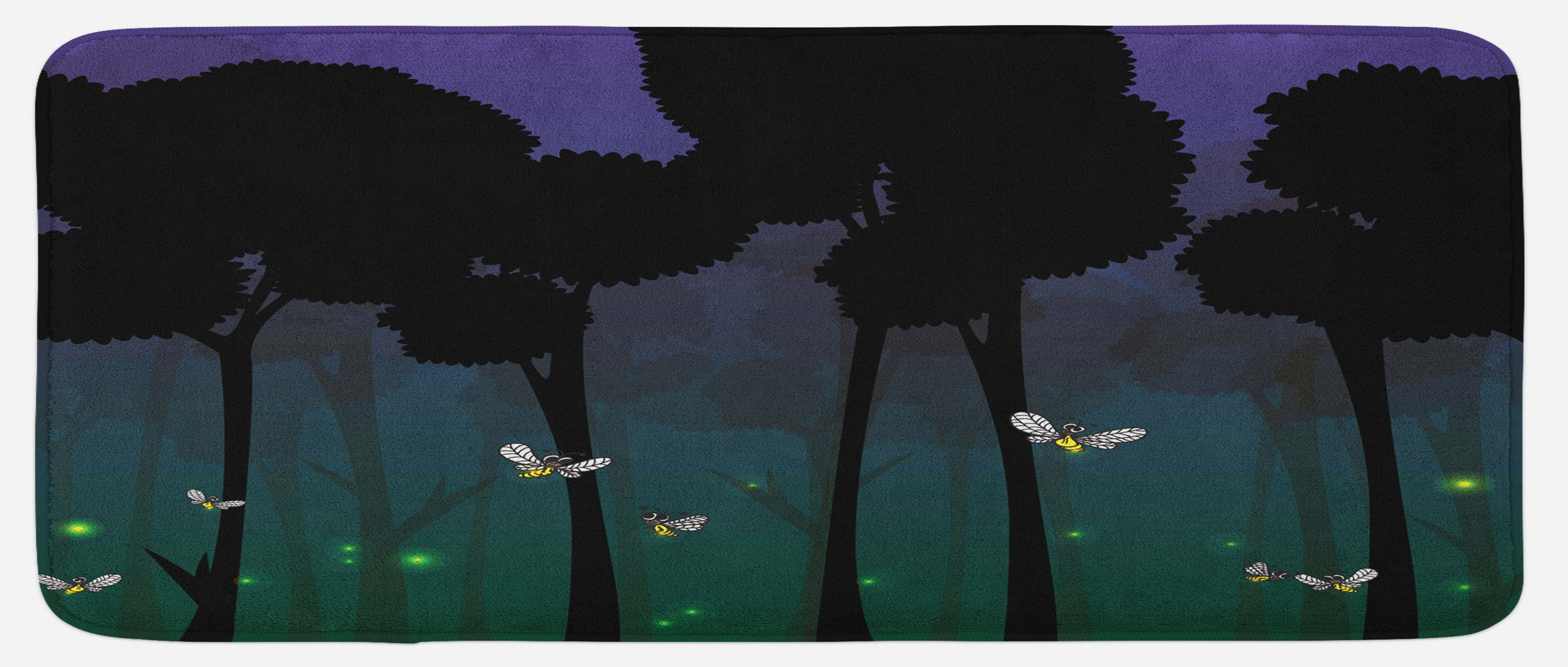 East Urban Home Firefly Kitchen Mat | Wayfair