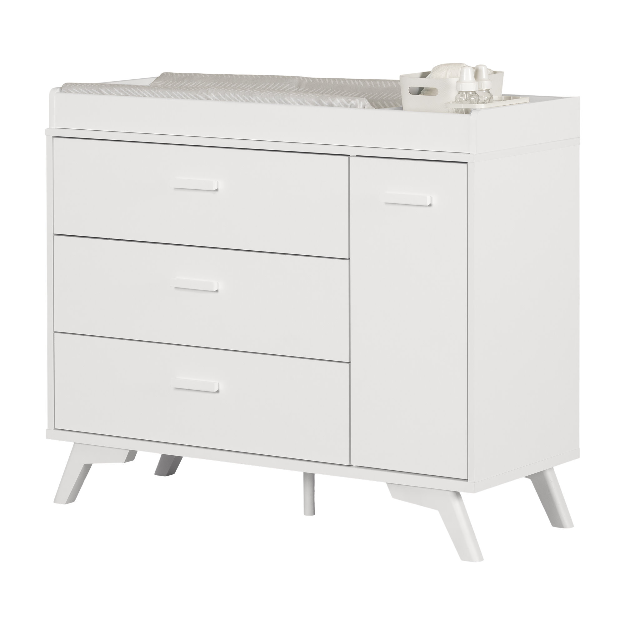 South Side Living Milos 3-Drawer Changing Table With Removable Changing ...