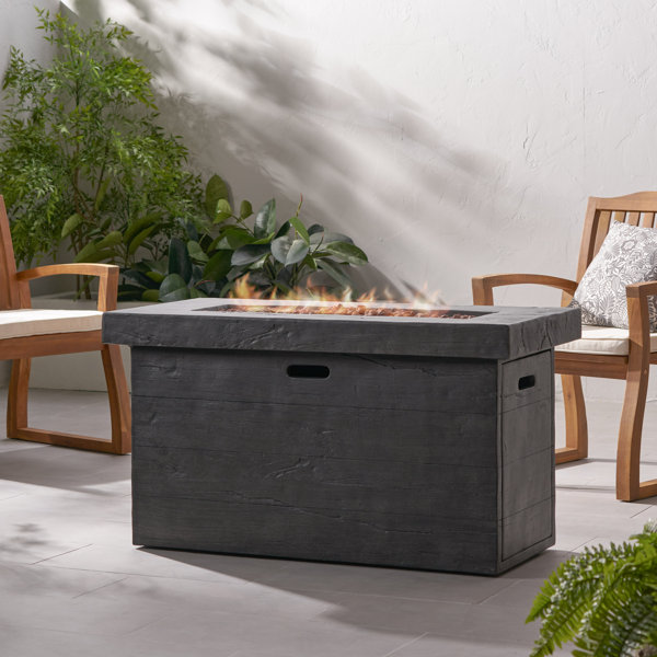 Arlmont & Co. Jon Concrete Propane Fire Pit Table & Reviews | Wayfair