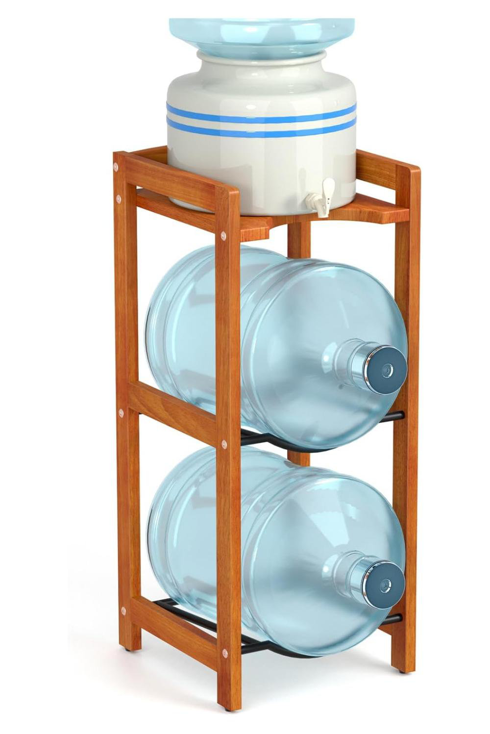 Foundry Select 3-Tiers 5 Gallon Water Jug Stand, Water Cooler Jug Rack ...