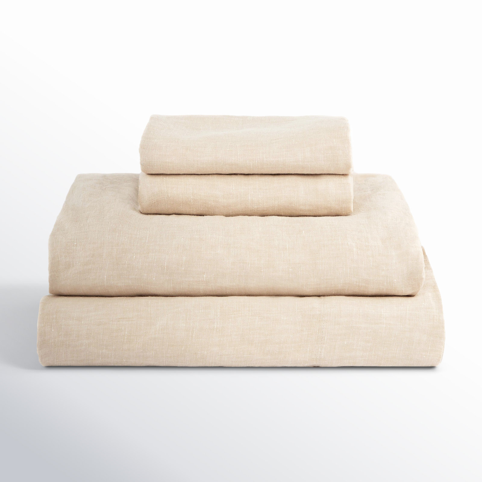 BOKSER HOME 100% French Linen Sheet Set & Reviews | Wayfair