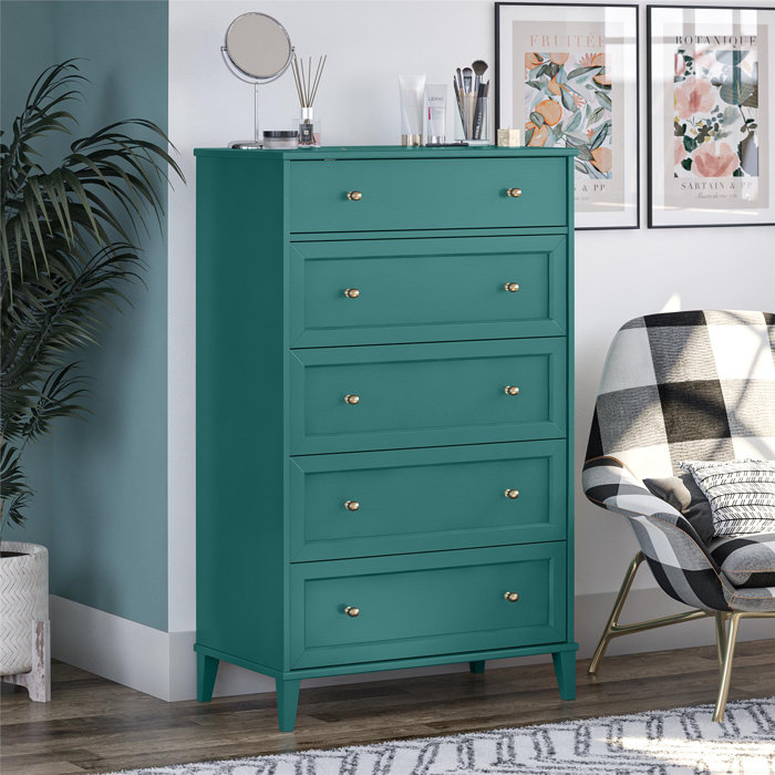 Sand & Stable Cavallo 5 - Drawer Dresser & Reviews | Wayfair
